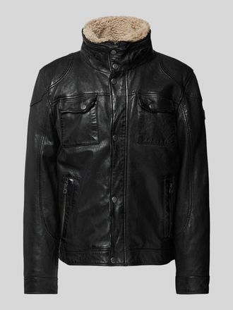 Mauritius Lederjacke mit Stehkragen Modell TALTON