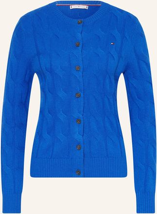 Tommy Hilfiger Strickjacke blau