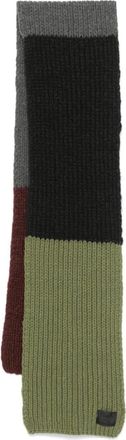 Paul Smith Schal in Colour-Block-Optik - Gr&uuml;n