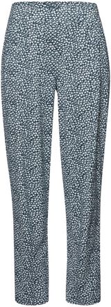 Peter Hahn Knöchellange Bundfalten-Hose Karla Green Cotton blau