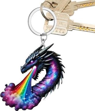 Generic Pendentif dragon décoratif | Pendentif de sac à dos fantaisie en forme de dragon qui - Pour lécole, les voyages et les rencontres - Pour camarades de 