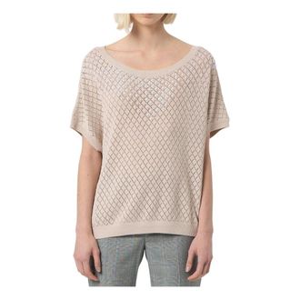 Fracomina Maglia di filo - - Knitwear - Damen - Beige - L