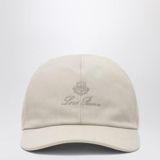 Loro Piana Milk-white baseball cap