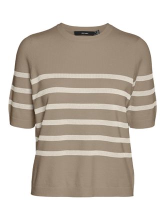 Vero Moda Vmsaba Plain Ss O-Neck Pullover Ga Noos