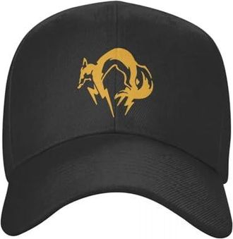 Generic Casquette Metal Gear Solid Fox Unisexe Style Casquette de Camionneur Travail Course Baseball Ajustable en Polyester pour Les Sports d&eacute;t&eacute; et activit&eacute;s 