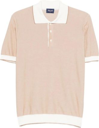 Drumohr Homme, Tops, Beige, Taille: M Drumohr T-shirts et Polos Beige