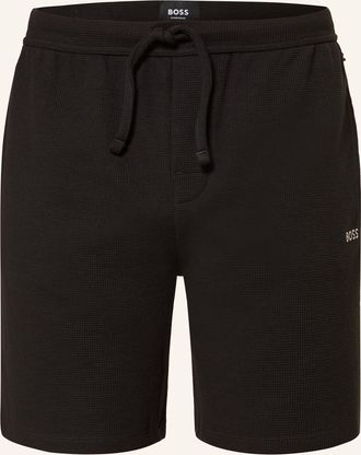HUGO BOSS Schlafshorts schwarz