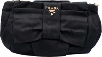 Prada Pre-owned Sac bandouli&egrave;re en nylon - Femme - Pre-owned - Noir - Taille: ONE Size