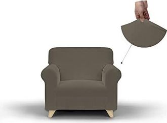 Italian Bed Linen Più bello Bielastische Couchüberzüge Turteltaube