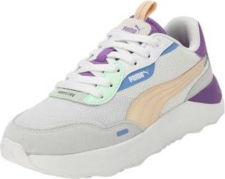 Puma Runtamed Platform Baskets pour Femme, Cieli Blu Ultravioletti Bianchi Noix de cajou du Brouillard D Argent, 37 EU