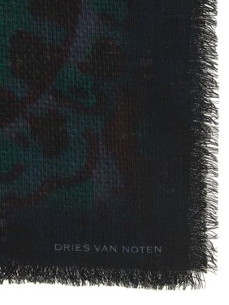 Dries Van Noten Folk Scarf - Black