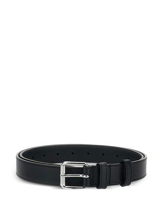 Comme Des Gar&ccedil;ons perforated leather belt - Schwarz