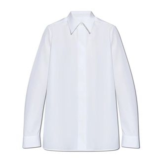 Jil Sander Hemd mit verdeckter Knopfleiste - - Blouses & Shirts - Damen - Wei&szlig; - XS
