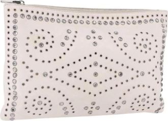 Prada Sac pochette vintage doccasion - Femme - Pre-owned - Blanc - Taille: ONE Size