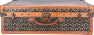 Goyard Crossbody Bags - Goyard Goyardine Monogram 1900s Suitcase Trunk Kof - Gr. unisize - in Bunt - für Damen