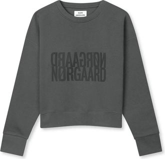 Mads Norgaard Femme, Sweatshirts et sweats &agrave; capuche, Gris, Taille: 46 FR SweaT-shirts