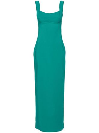 Atu Body Couture robe longue à design sans manches - Vert