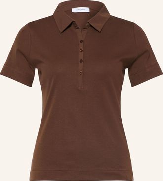 Darling Harbour Darling Harbour Jersey-Poloshirt braun