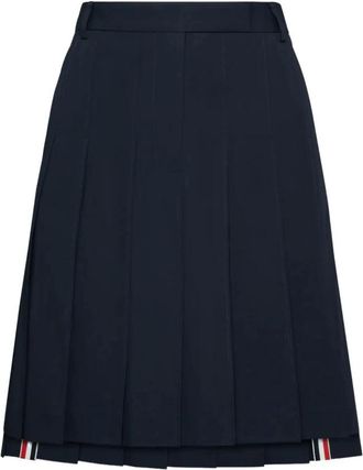 Thom Browne Femme, Jupes, Bleu, Taille: 38 FR Mini-jupes