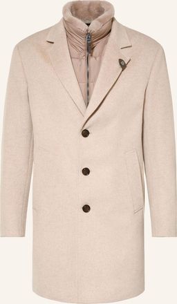 Joop Wollmantel Morris Mit Herausnehmbarer Blende beige