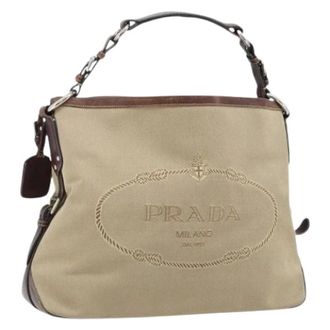 Prada Sac bandouli&egrave;re vintage Pre-owned - Femme - Pre-owned - Beige - Taille: ONE Size