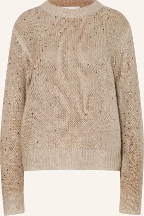 Princess Goes Hollywood Princess Goes Hollywood Pullover Mit Schmucksteinen beige
