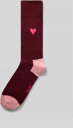 Unio Hamburg Socken mit Kaschmir-Anteil und Motiv-Stitching