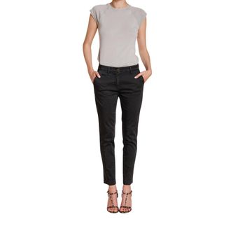Mason's Femme, Pantalons, Noir, Taille: 36 FR Pantalon Chino Slim New York
