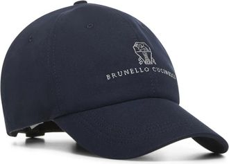Brunello Cucinelli Homme, Accessoires, Bleu, Taille: M Casquette de baseball