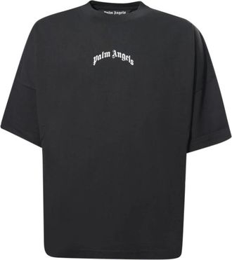 Palm Angels Homme, Tops, Noir, Taille: S Palm Angels T-shirts et Polos Noir