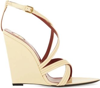 Saint Laurent Sandalen - High Heel Wedge Sandal - Gr. 36 (EU) - in Beige - für Damen