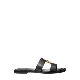Michael Kors Sandales plates Erin en cuir de vache