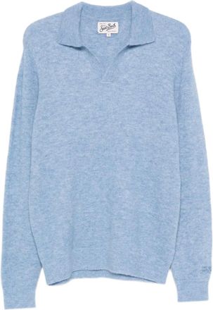 MC2 Saint Barth pull à col polo - Bleu
