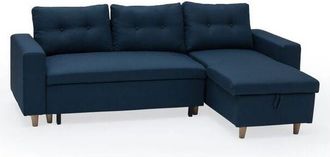 Happy Garden Ecksofa, umwandelbar, wade, 3-Sitzer, blau