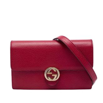Gucci Pre-owned Wallet on Chain - - Pre-owned - Damen - Rot - ONE SIZE