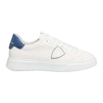 Philippe Model Schlichte Temple Sneakers mit Schn&uuml;rverschluss - - Shoes - Herren - Wei&szlig; - 39 EU