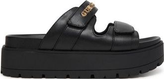 Guess Pantoletten FLJFAX ELE03 Schwarz