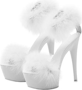 Beaupretty Sandales à Talons Hauts pour Femmes Sandales avec Semelle Antidérapante Chaussures Confortables