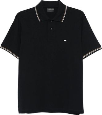 Emporio Armani Stripe-trim Polo Shirt