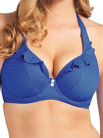 Freya Maillot de Bain Femme Balconnet Freya Cherish Banded Halter Bleu Couleur BLEU Taille 75F