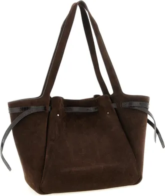 Tory Burch Womens Brown Bovine Leather Tote Bag