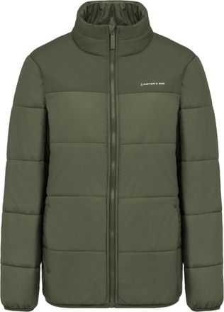 Kapten & Son Light Puffer Jacket Olive XXL | &Uuml;bergangsjacke Damen & Herren gr&uuml;n | Solo oder als Base Layer f&uuml;r Winterjacke | atmungsaktiv, winddicht | Outdoorjacke