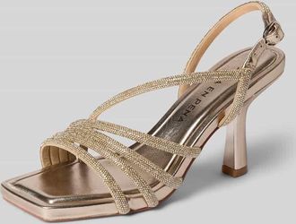 Alma En Pena Sandalette mit Ziersteinbesatz