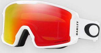 Oakley Line Miner Matte White Goggle prizm snow torch iridium