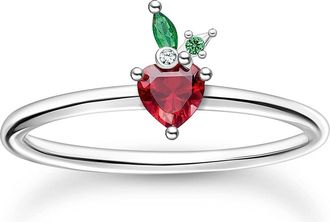 Thomas Sabo Ring Erdbeere silber 925 Sterling Silber TR2350-699-7-54