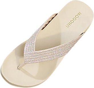 Generico Chaussons d&eacute;t&eacute; pour femme &agrave; la maison en &eacute;ponge pantoufles en caoutchouc pantoufles femme d&eacute;t&eacute; ferm&eacute;es avec d&eacute;chirure pantoufles femme d&eacute;t&eacute; orthop&eacute;diq