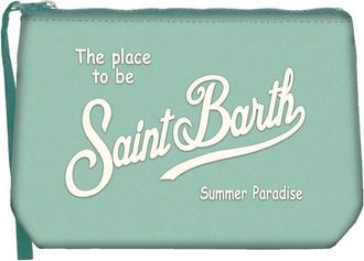 MC2 Saint Barth Femme, Sacs, Vert, Taille: ONE Size Aline Nylon Clutch