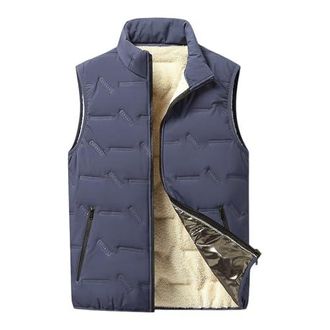 Generic Gilet Sans Manche Homme Manteaus Matelass&eacute;e Rembourr&eacute;e Gilets de Photographie en Plein air Regular Fit Standard Doudounes Matelass&eacute; Couleur L&eacute;g&egrave;re Mul