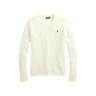 Polo Ralph Lauren Cashmerepullover mit Zopfmuster - - Knitwear - Damen - Beige - M