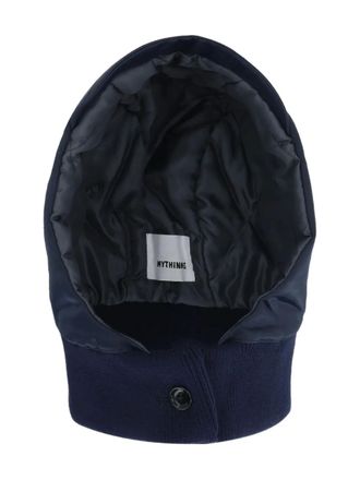 MYTHINKS hoodie à doublure en maille - Bleu